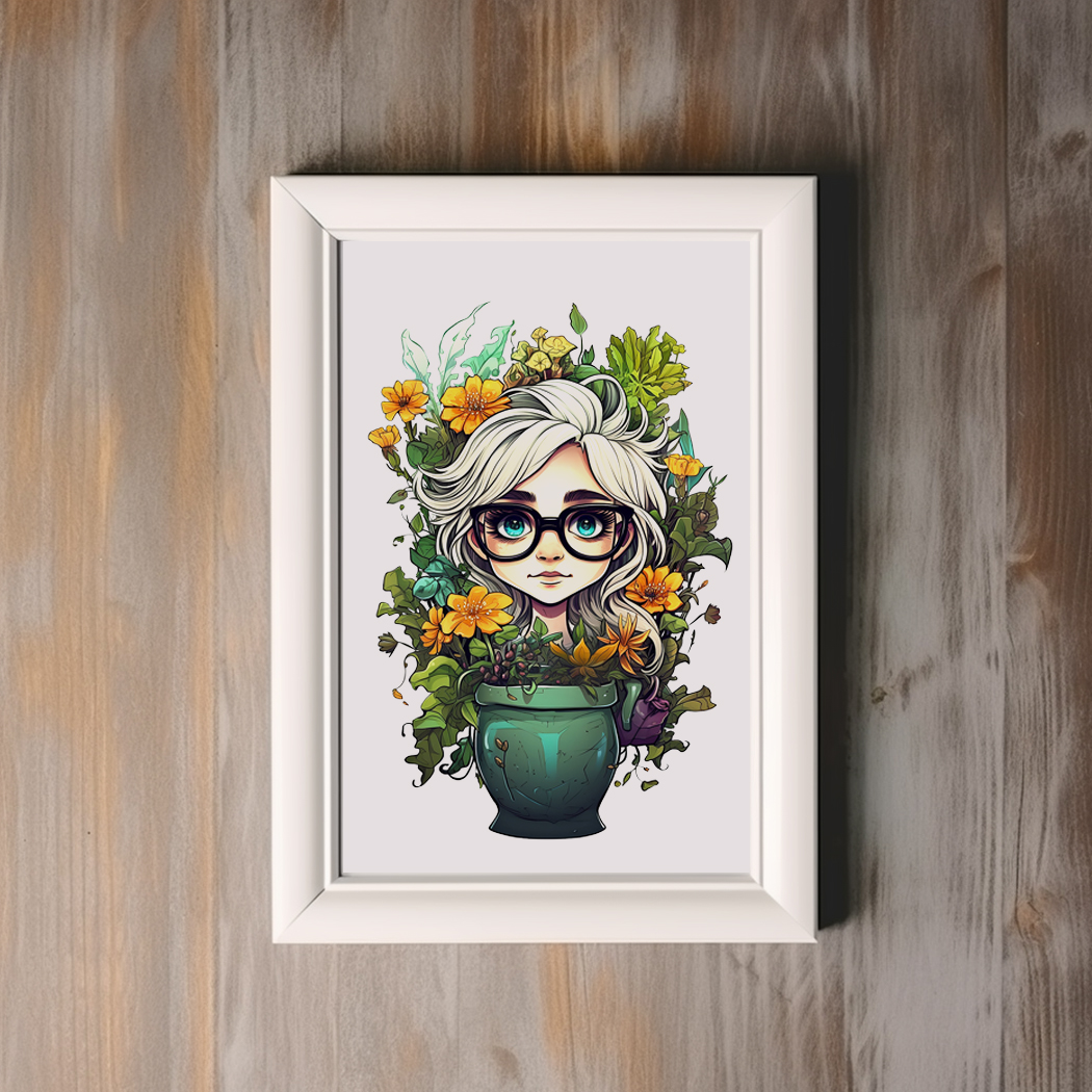Custom Plant Character Portraits - Smartass Plant Moms